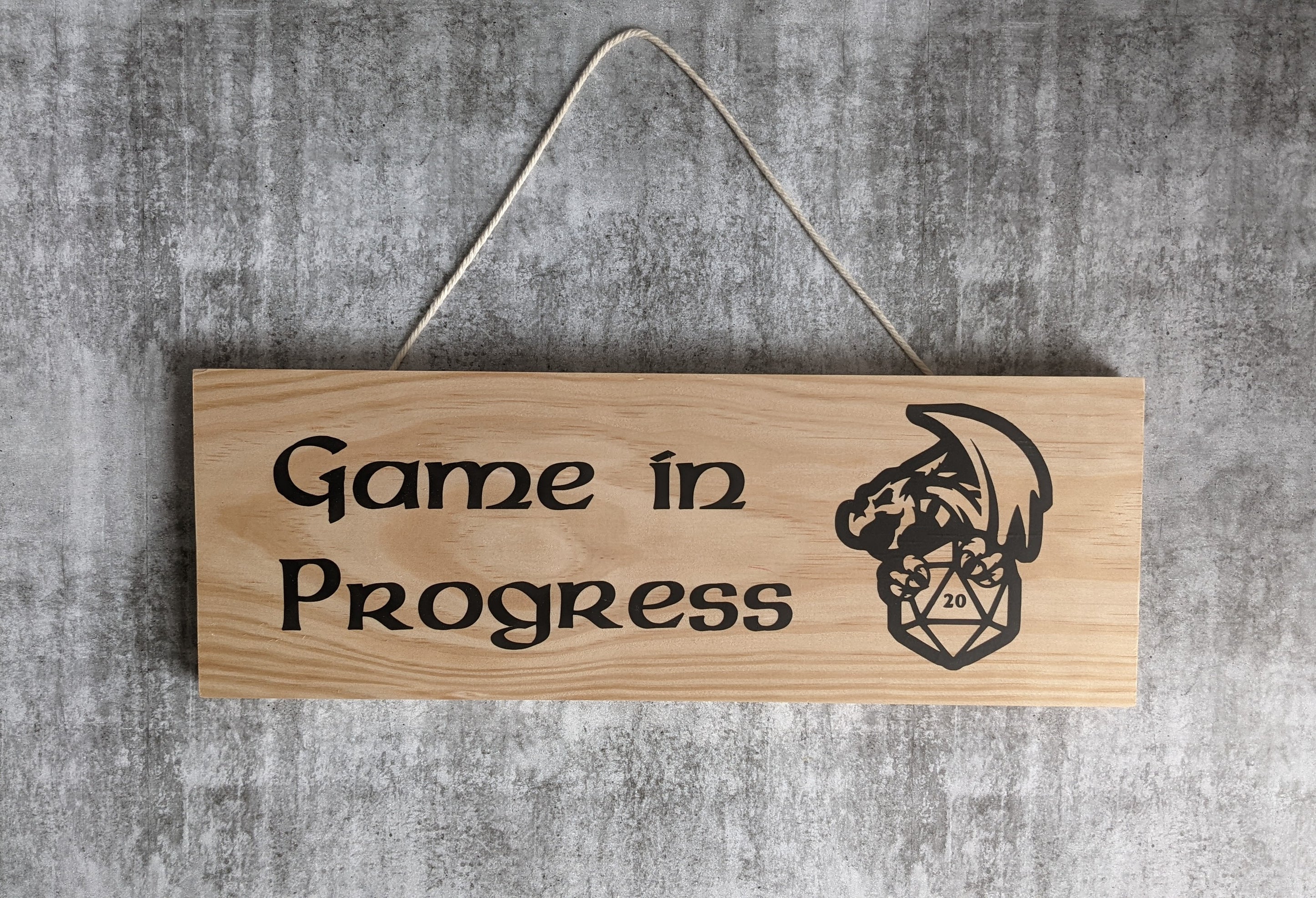 Dungeons & Dragons Door Sign |Gamer Sign | DND | Do not Disturb | Game ...