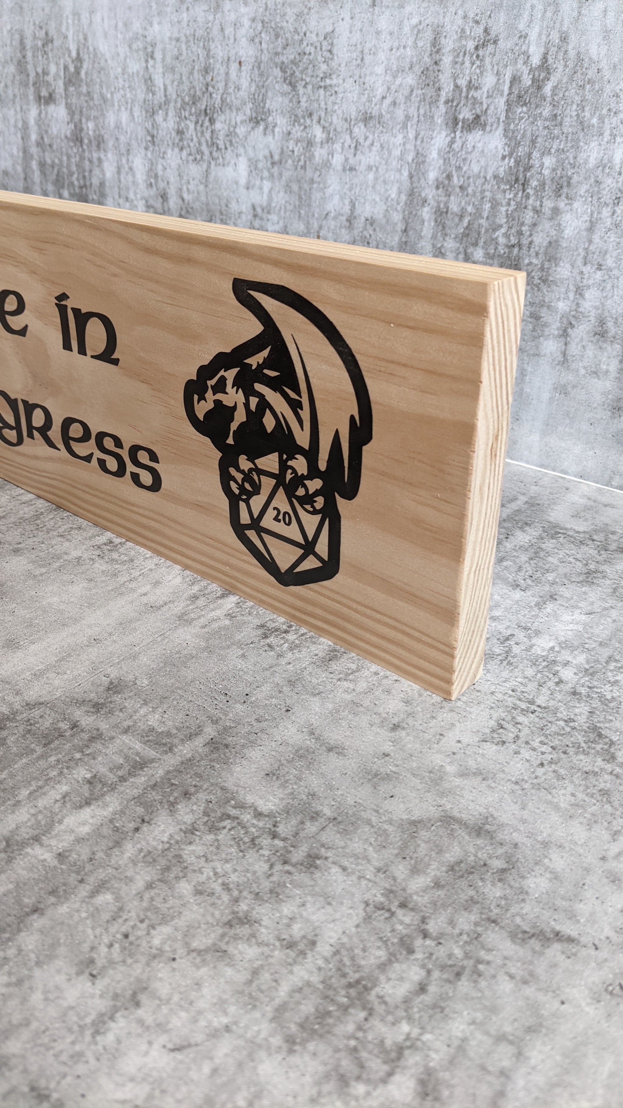 Dungeons & Dragons Door Sign |Gamer Sign | DND | Do not Disturb | Game ...